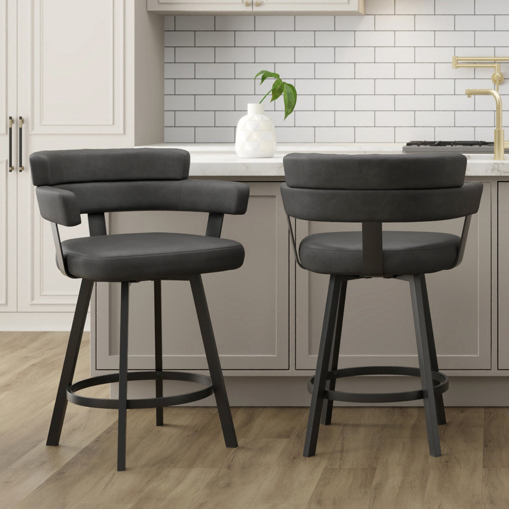 Leather Bar Stools Canada | Modern, Brown & Swivel Styles – Your Bar ...